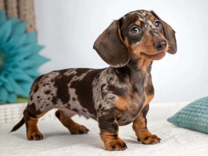 Le Teckel Arlequin ou Merle : Origines, Prix et Santé